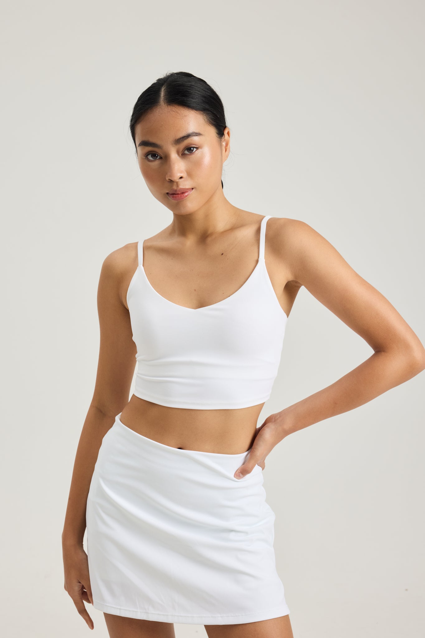 DreamLuxe V Cami Bra in Yoghurt | Anya Active | Activewear Singapore