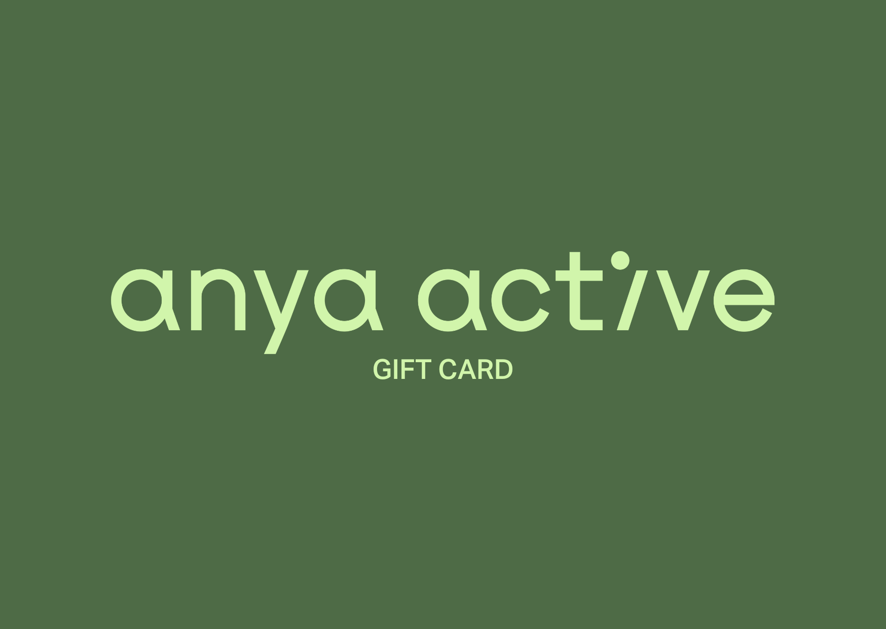 Gift Card – Anya Active